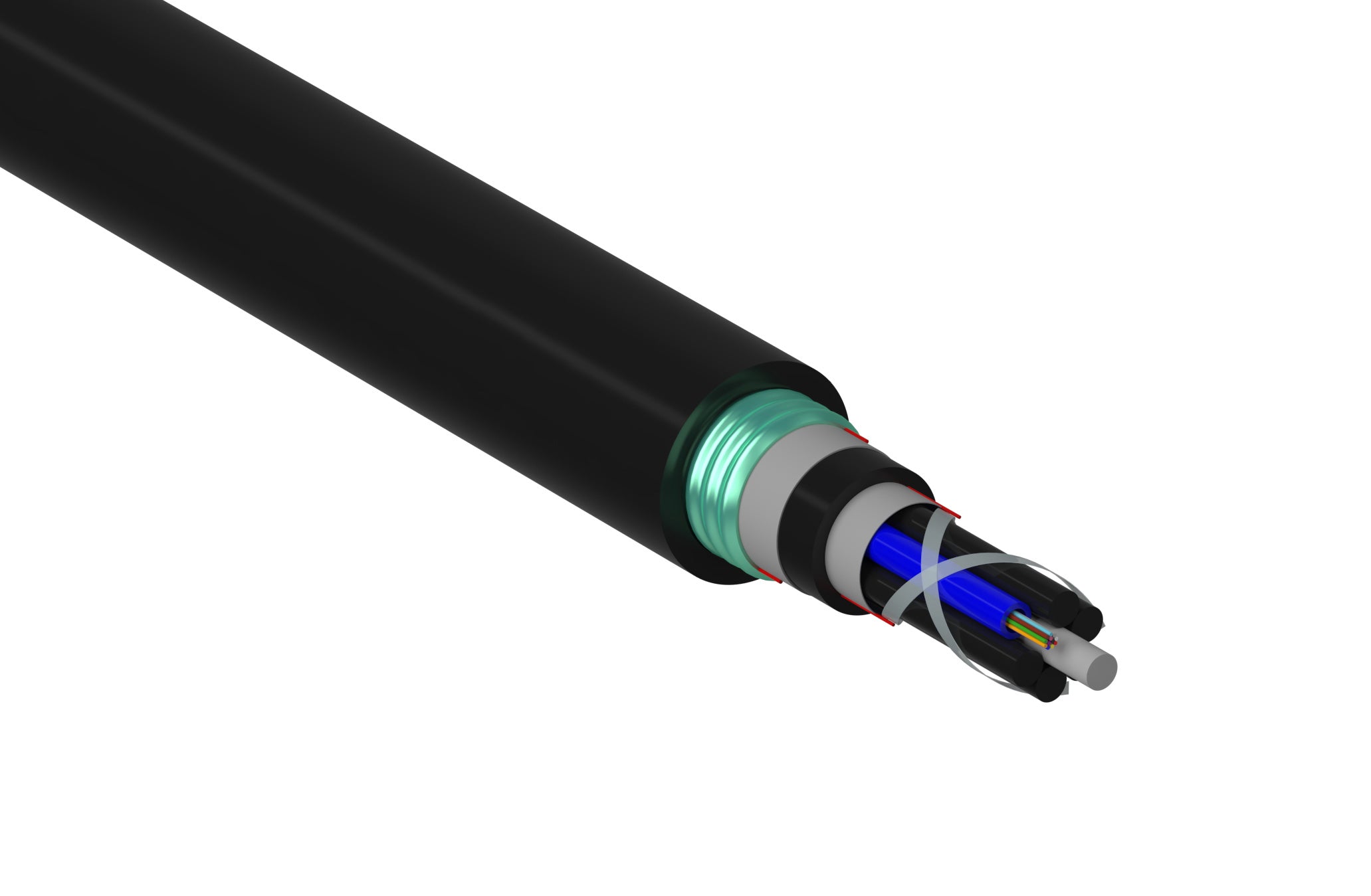 12F Loose Tube, Single Armor, Single Jacket - Fiber Cables - Telecom ...