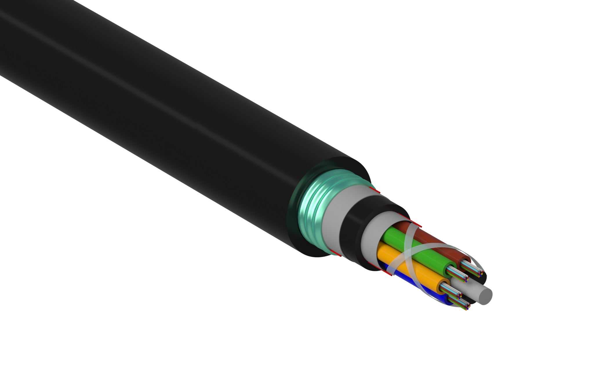 48F Loose Tube, Single Armor, Single Jacket - Fiber Cables - Telecom ...