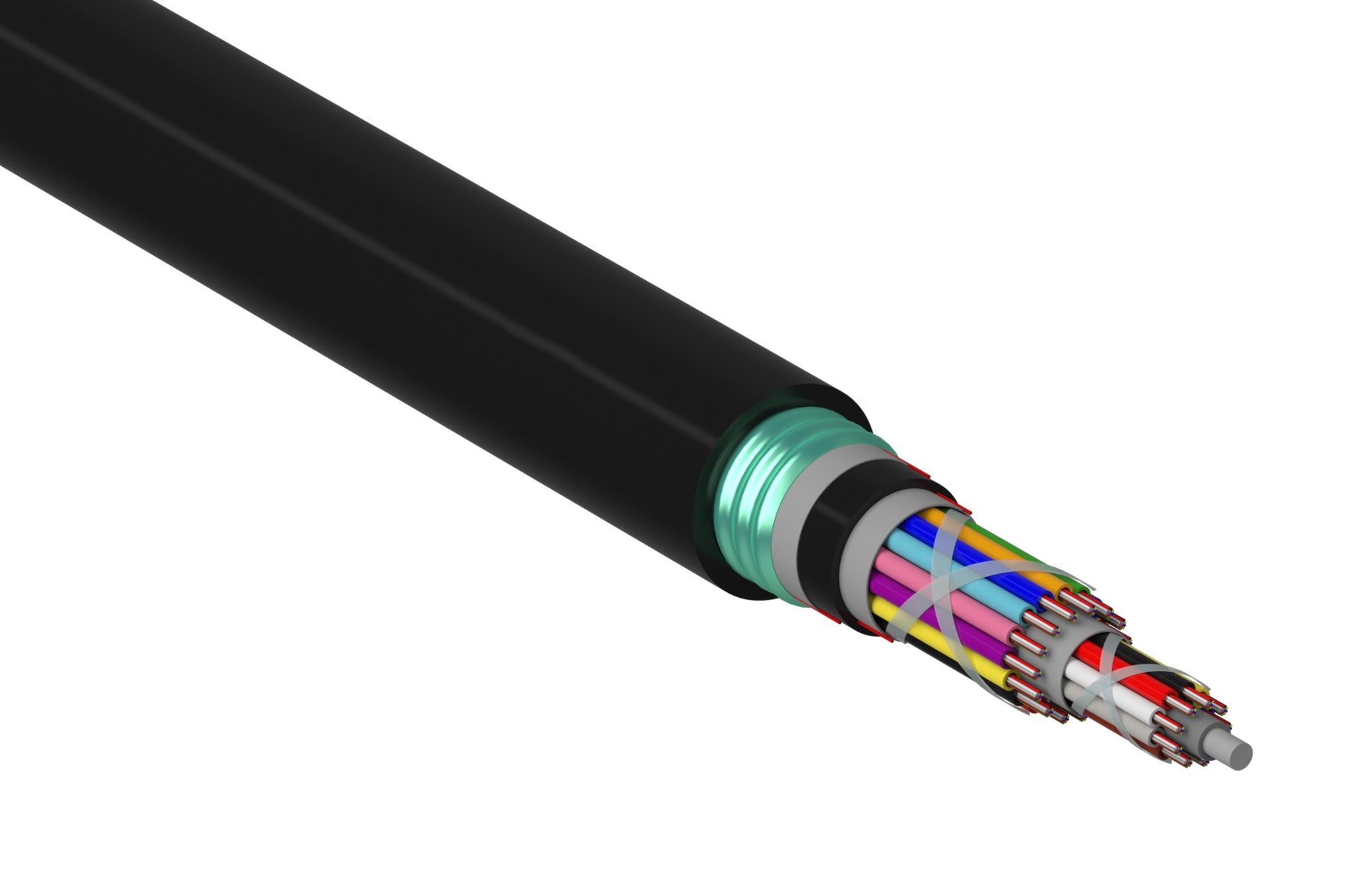 288F Loose Tube, Single Armor, Single Jacket - Fiber Cables - Telecom ...