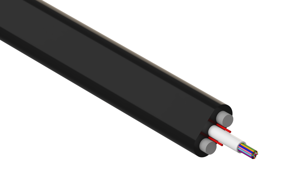 12F, Flatdrop, Dielectric - Fiber Cables - Telecom Equipment
