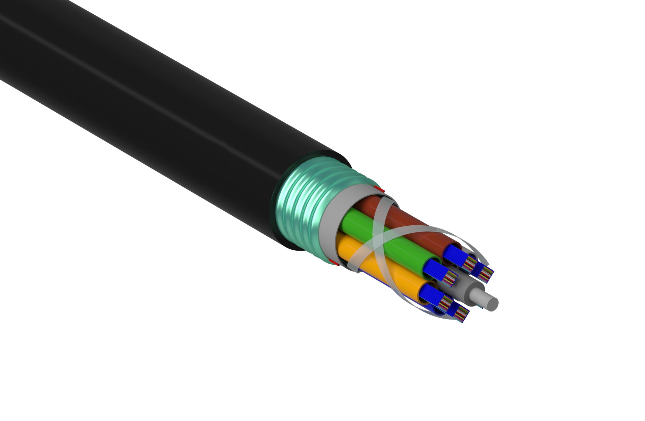 864F, Ribbon, Single Armor, Single Jacket - Fiber Cables - Telecom ...